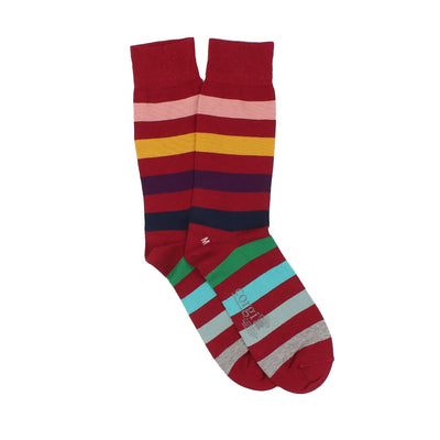 Hand Finished Men's Striped Socks | Made in Wales | Corgi Socks